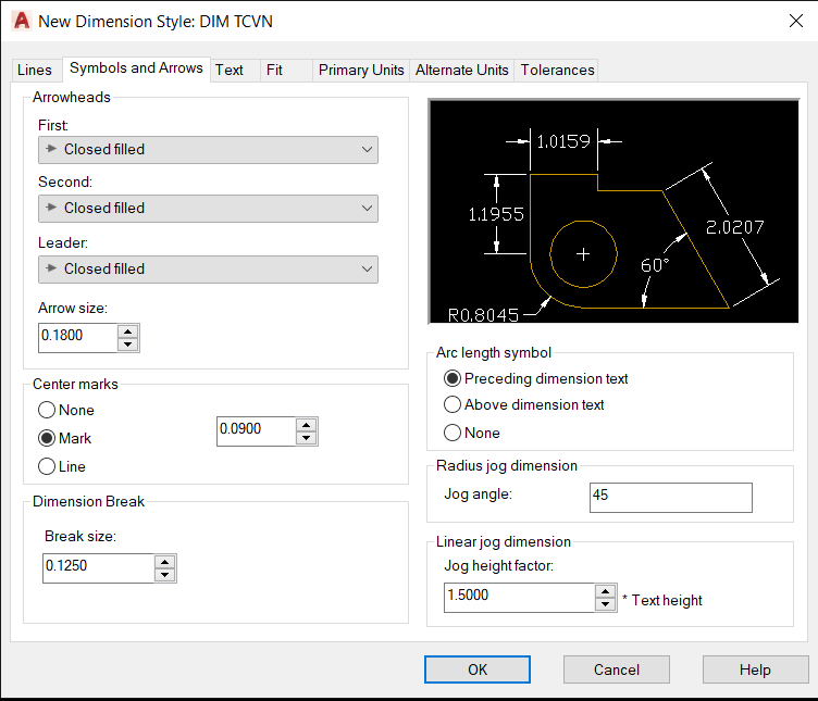 Thiết lập dim style cho bản vẽ theo TCVN - Bim House Education