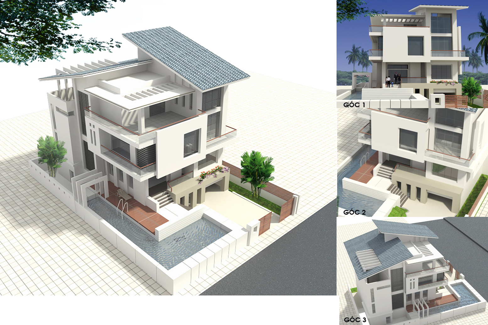 file cad biệt thự - Bim House Education
