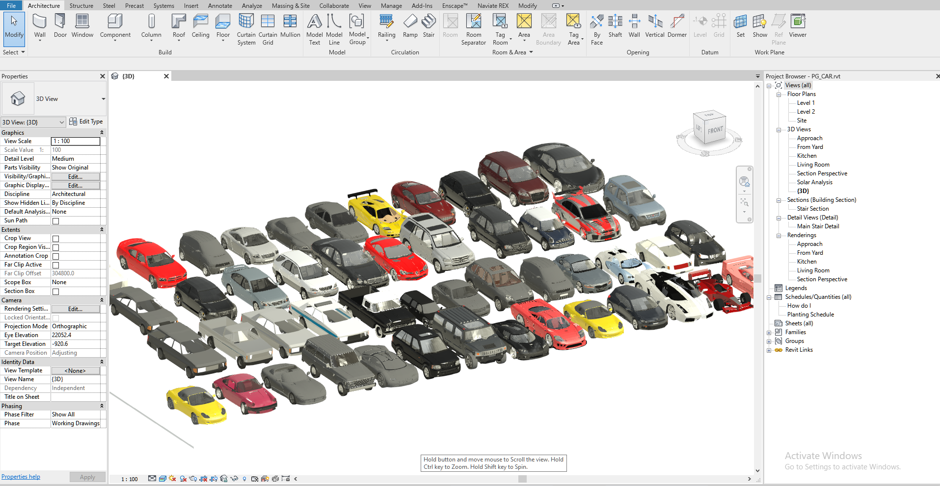 Thư viện ô tô Revit - Bim House Education