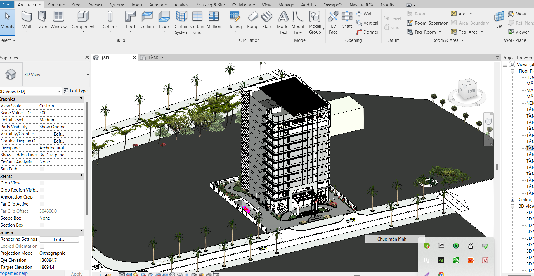 Chia sẽ miễn phí file Revit nhà cao tầng - Bim House Education
