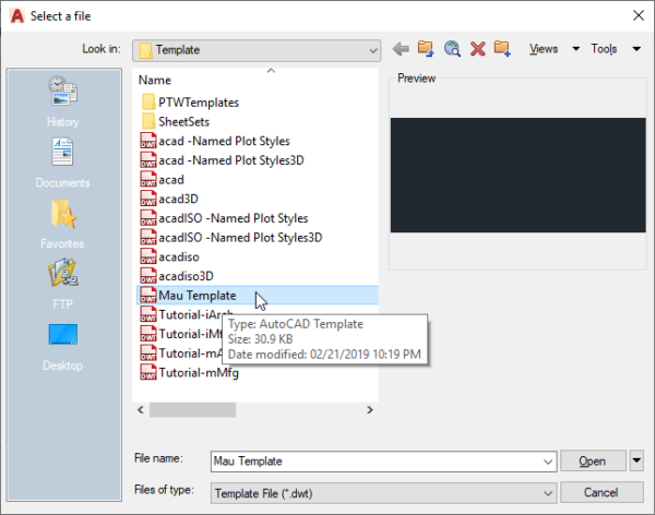 Tạo file mẫu Template trong AutoCAD - Bim House Education