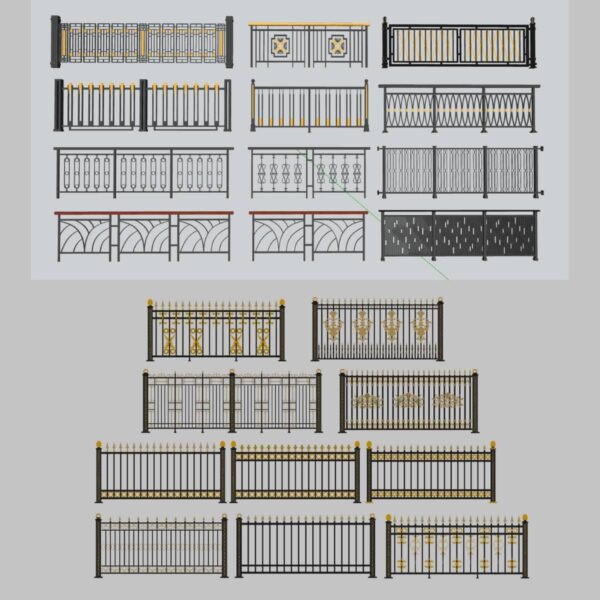 Chia sẽ miễn phí Thư viện lan can sketchup - Bim House Education